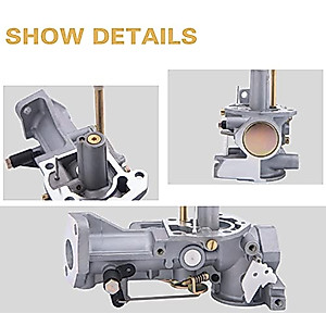498298 Carburetor for Briggs & Stratton 498298 495459 495951 492611 495426 495606 Carb 135202 130202 112232 112292 134202 for 5HP Engine Lawn Mover