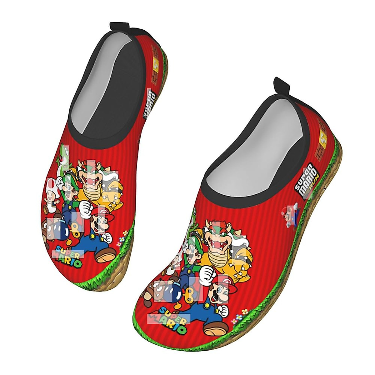 DLZRF Water Shoes for Boy Girl Quick-Dry Aqua Socks Swim Beach Yuga Exercise Wear Sport Pool Camping Must Haves Youth Size Style-04-2.5-3 Little Kid