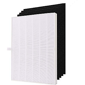 115115 Size 21 Filter A Compatible with Winix PlasmaWave Air Purifier C535, 5300, 5300-2, 6300, 6300-2, AM90, P300, True HEPA Filter with 4 Activated Carbon Filters