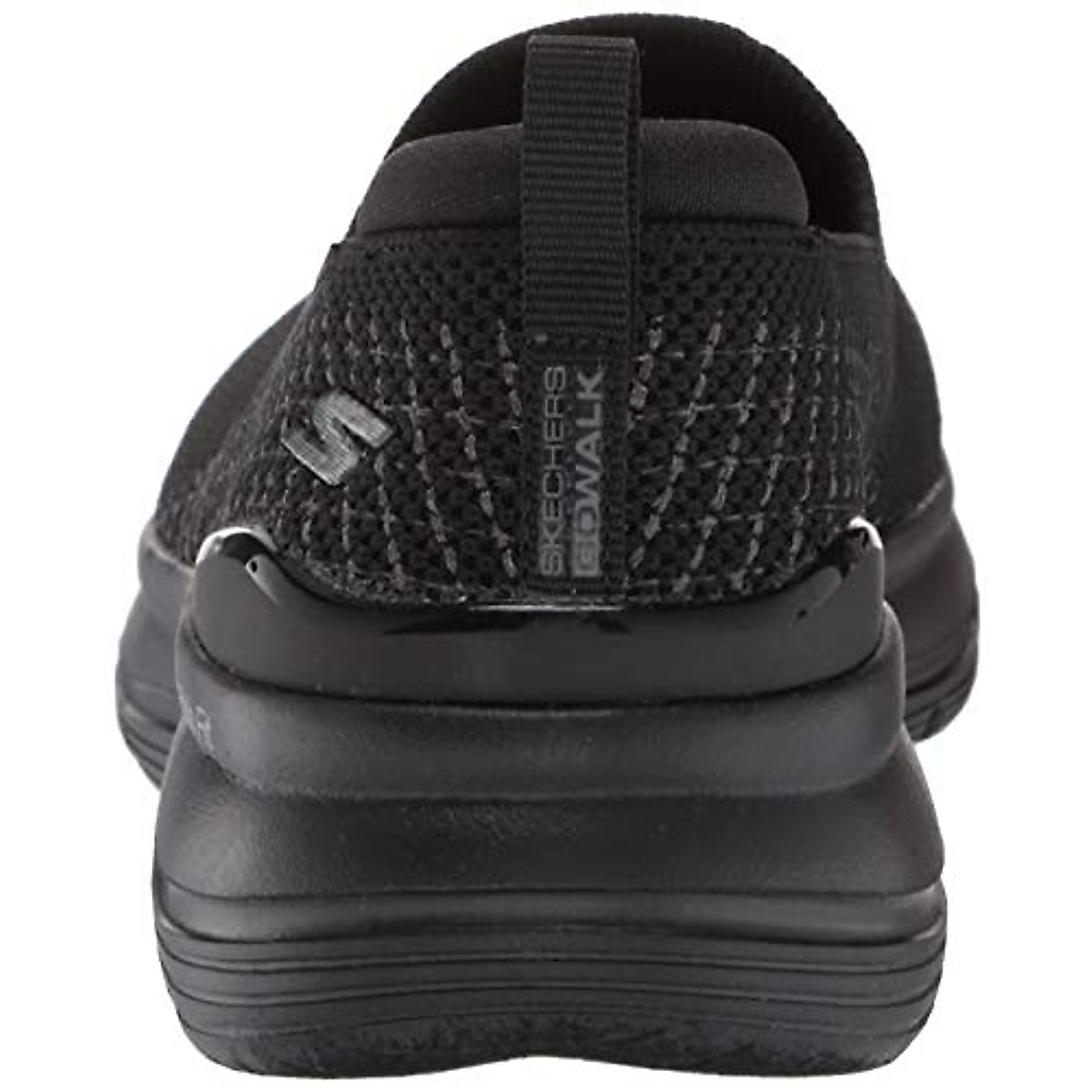 Skechers Women's Walking Sneaker, Black, 5 Wide