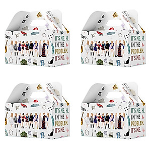 Echoglimmer 24 Pack Taylor Party Favors Boxes, Party Boxes, Party Supplies, Decorations Gift Bag, Birthday Party Favors | Fill with Treats, Goodies and Party Favors