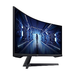 SAMSUNG 34-Inch Odyssey G5 Ultra-Wide Gaming Monitor with 1000R Curved Screen, 165Hz, 1ms, FreeSync Premium, WQHD (LC34G55TWWNXZA, 2020 Model), Black