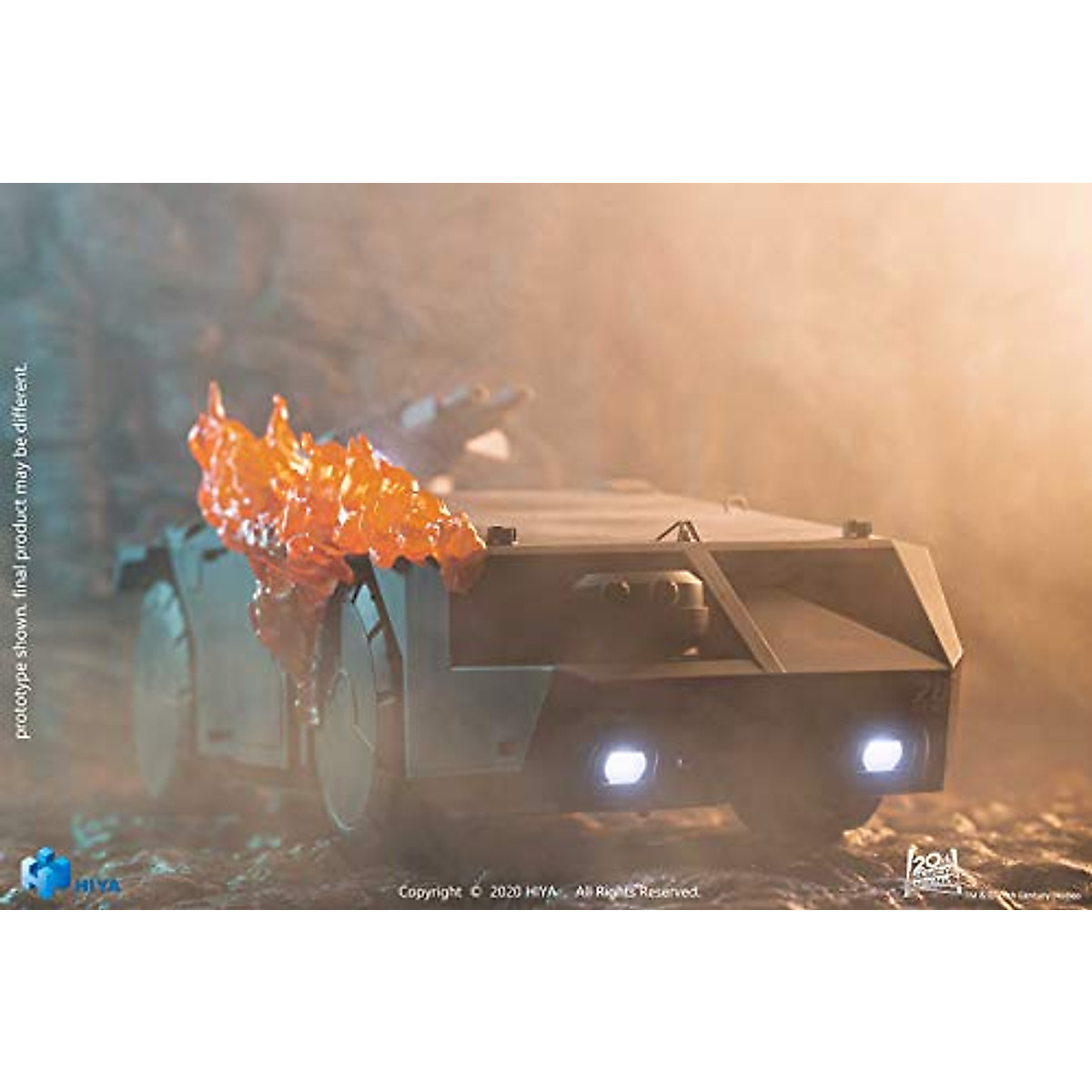 Hiya Toys Aliens: Burning Armored Personnel Carrier 1:18 Scale Vehicle, Multicolor