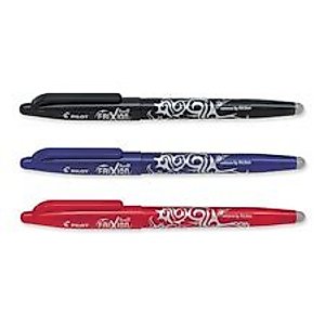 Rollerball Gel Pen, Frix, Erasable, Fine, Black Barrel/Ink, Sold as 1 Package, 2 Each per Package