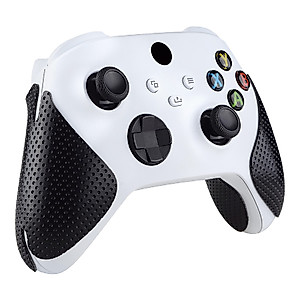 eXtremeRate PlayVital Anti-Skid Sweat-Absorbent Controller Grip for Xbox Series X/S Controller, Professional Textured Soft Rubber Pads Handle Grips for Xbox Series X/S Controller - 3D Concave