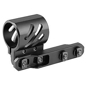 Feyachi FL14-MB Tactical Flashlight 1200 Lumen Matte Black LED Light with Flashlight Mount and Pressure Switch Included