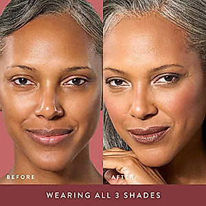 LAURA GELLER NEW YORK Geller's Greatest Better Than Ever 3-Piece Blush-n-Brighten Marbleized Blush Palette Trio