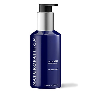 Naturopathica Aloe Vera Cleansing Gel, Facial Cleanser with Aloe Vera and Lavender, Clarifying Face Wash for Men and Women, 5 fl oz