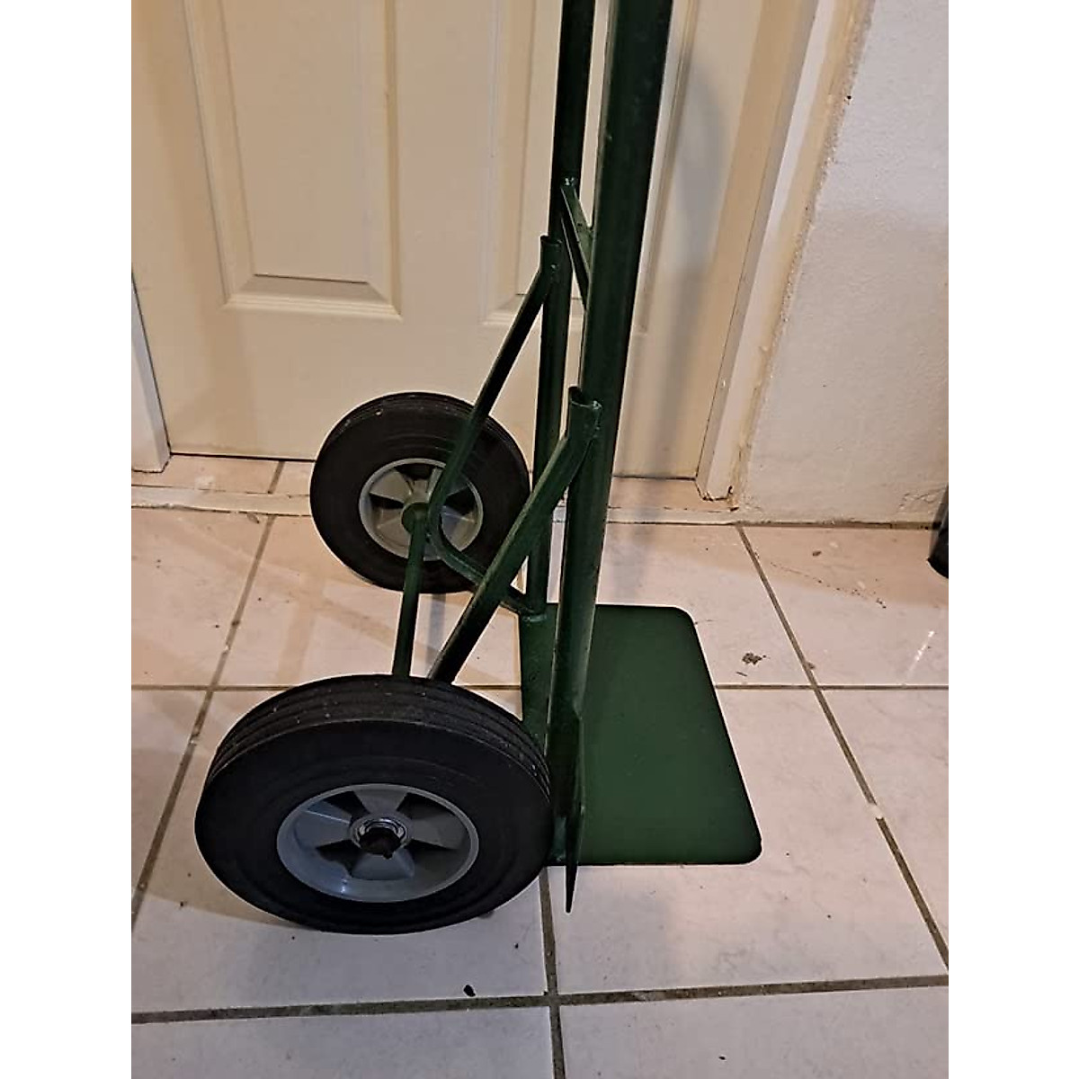 Rocky Mountain Goods Solid Rubber Hand Truck Wheel 10"- 5/8” axle Size - Flat Free Solid Rubber Replacement tire for Hand Truck, cart, Power Washer, Dolly, Compressor - 660 lbs. Load (10”) (2)