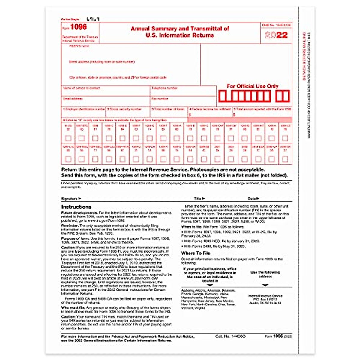 1099 MISC Forms 2022, 4 Part Tax Forms Kit, 25 Vendor Kit of Laser Forms Designed for QuickBooks and Accounting Software, 25 Self Seal Envelopes Included