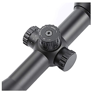 MK 4-16X50/6-24X50 Hunting Rifle Scope 30mm Tube Red/Green/Blue Illuminated Glass Etched Reticle SFP Riflescope w/Side Parallax Adjustment (MK4-16X50)