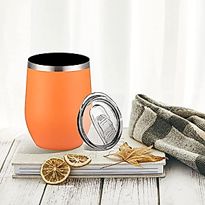 YiePhiot Stemless Wine Tumbler Replacement Lids Spill Proof Splash Resistant Lids Covers for 2.91in Cup Mouth