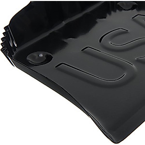 CFS 3623603 Flo-Pac Steel Metal Dustpan, 12" Length, Black