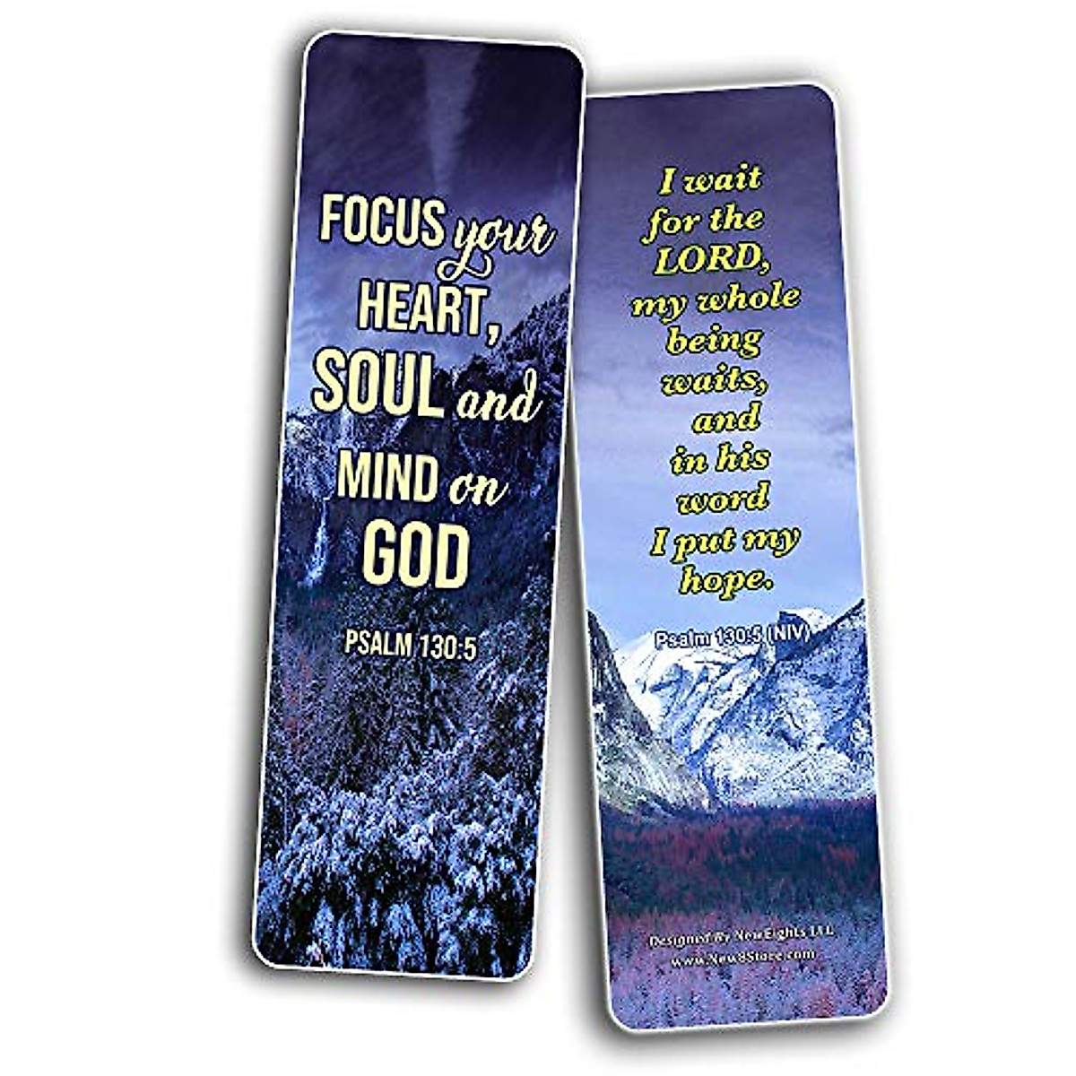 Religious Bookmarks About Waiting on God to Answer Prayer (12 Pack) - Encouraging Bible Verses for Men Women Church Supplies Cell Group Hospital Ministry Stocking Stuffers