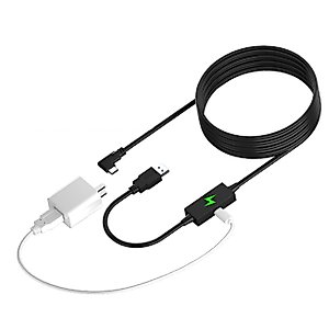 NTidea Design 5M/ 16FT Link Cable for Oculus Quest Pro, with Separate Charging Port for Ultra-Durable Power, USB 3.0 Type A to C Cable for Oculus Quest 2 VR Headset Accessories and Gaming PC