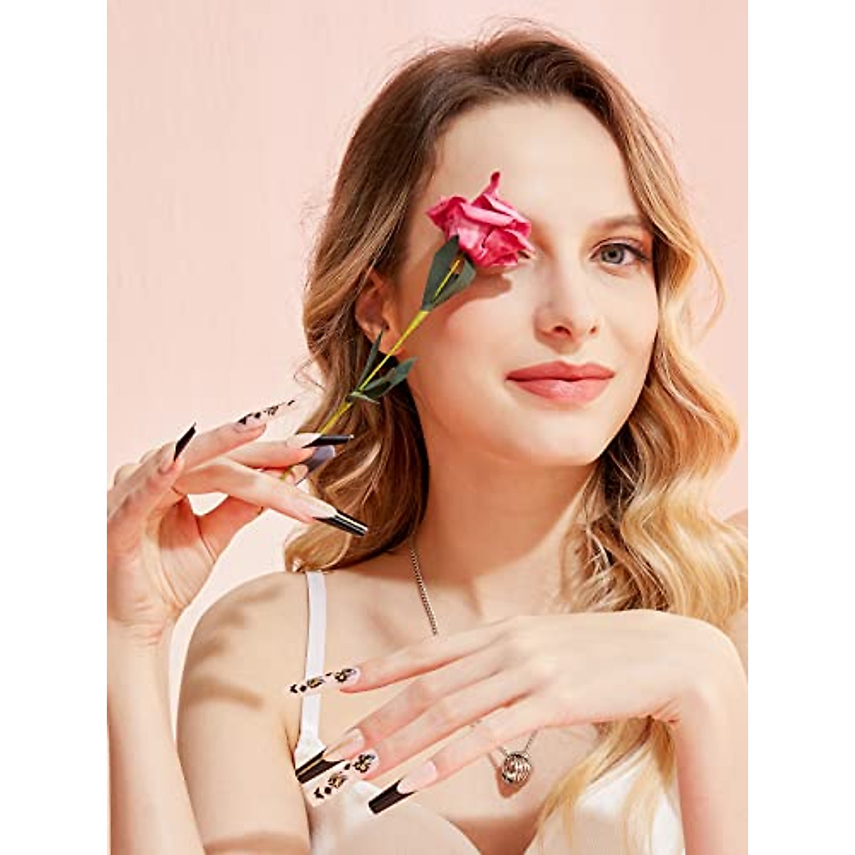 Quaferen 504Pcs Clear Coffin Nail Tips for Acrylic Nails Professional, XXXL Extra Long No C Curve Coffin Straight Acrylic Nail Tips, Half Cover No Crease Nail Extension False Nails for DIY Nail Art