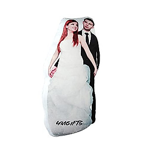 YMGifts Custom Human Photo Pillow Personalize with Your Loved Ones Photos Personalized 3D Human Picture Pillow 8inch