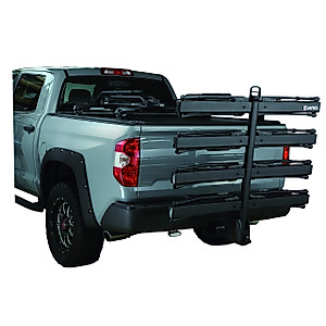 INNO INH142 Tire Hold Hitch Mount (2" ONLY) Platform Rack (4) Bike (E-bike, Fat Tire, Full Suspension, Carbon Compatible), Matte Black