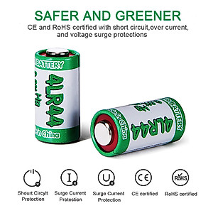 LiCB 10 Pack 4LR44 6V Battery PX28A 476A A544 K28A L1325 Battery 6V Alkaline Batteries for Dog Collars