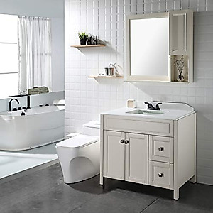 PARLOS 2-Handle Low Arc Bathroom Sink Faucet with Metal Pop Up Drain & Supply Lines, Oil Rubbed Bronze, Cupc NSF Lead-Free Certified, 13590