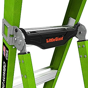 Little Giant Ladder Systems 13908-071 King Kombo 3-in-1 Ladder, 8 Ft, Green