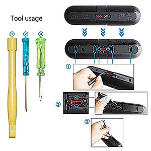 Battery for Beats Pill 2.0 Speaker Kratax 1050mAh Li-ion 7.4 V Replacement Battery for Beats Pill 2.0 J272/ICP092941SH Wireless Portable Bluetooth Speaker