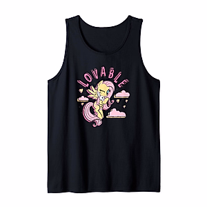 My Little Pony: Friendship Is Magic Fluttershy Lovable Logo Tank Top