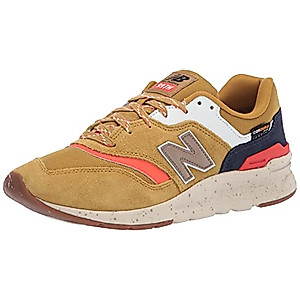New Balance Men's 997H V1 Classic Sneaker, Gold Moss/Black, 9