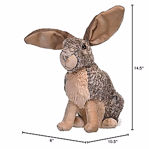 Wild Republic Hare Plush, Stuffed Animal, Plush Toy, Kids Gifts, Cuddlekins, 12 Inches