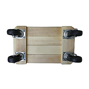 Shepherd Hardware 9854 Solid Wood Plant Dolly, 12-Inch x 18-Inch, 360-lb Load Capacity
