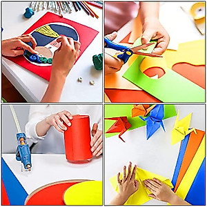 Bright Color Paper Colorful Cardstock - 8.5’’ x 11’’ Letter Paper Size 65lb Cover Card Stock Rainbow Colors Paper 70 Sheets Perfect for Scrapbooking, Crafts, Business Cards 180gsm UAP12