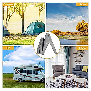 Varbucamp 4 Inch Folding Mattress, Memory Foam Portable Mattress and Sofa Bed with Washable Cover for Guest, Camping, Bedroom, Gray(80'' x 59'' x 4'')