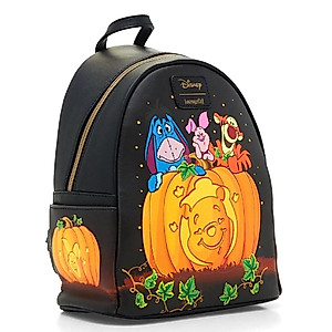 Loungefly Disney Winnie The Pooh Pumpkin Glow-In-The-Dark Mini Backpack