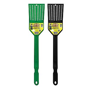 BILLY-BOB Multi-Purpose Heavy Duty Fly Swatter - 2 Pack - Fly Swatter with Bug Scooping Compartments