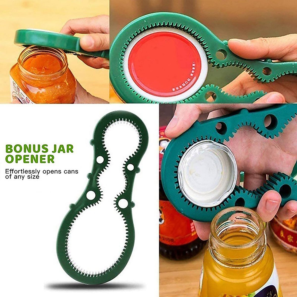 Yinuoday Electric Can Opener with Manual Bottle Opener Battery Operated Handheld Can Opener Smooth Edge Automatic Can Opener for Most Sized Cans