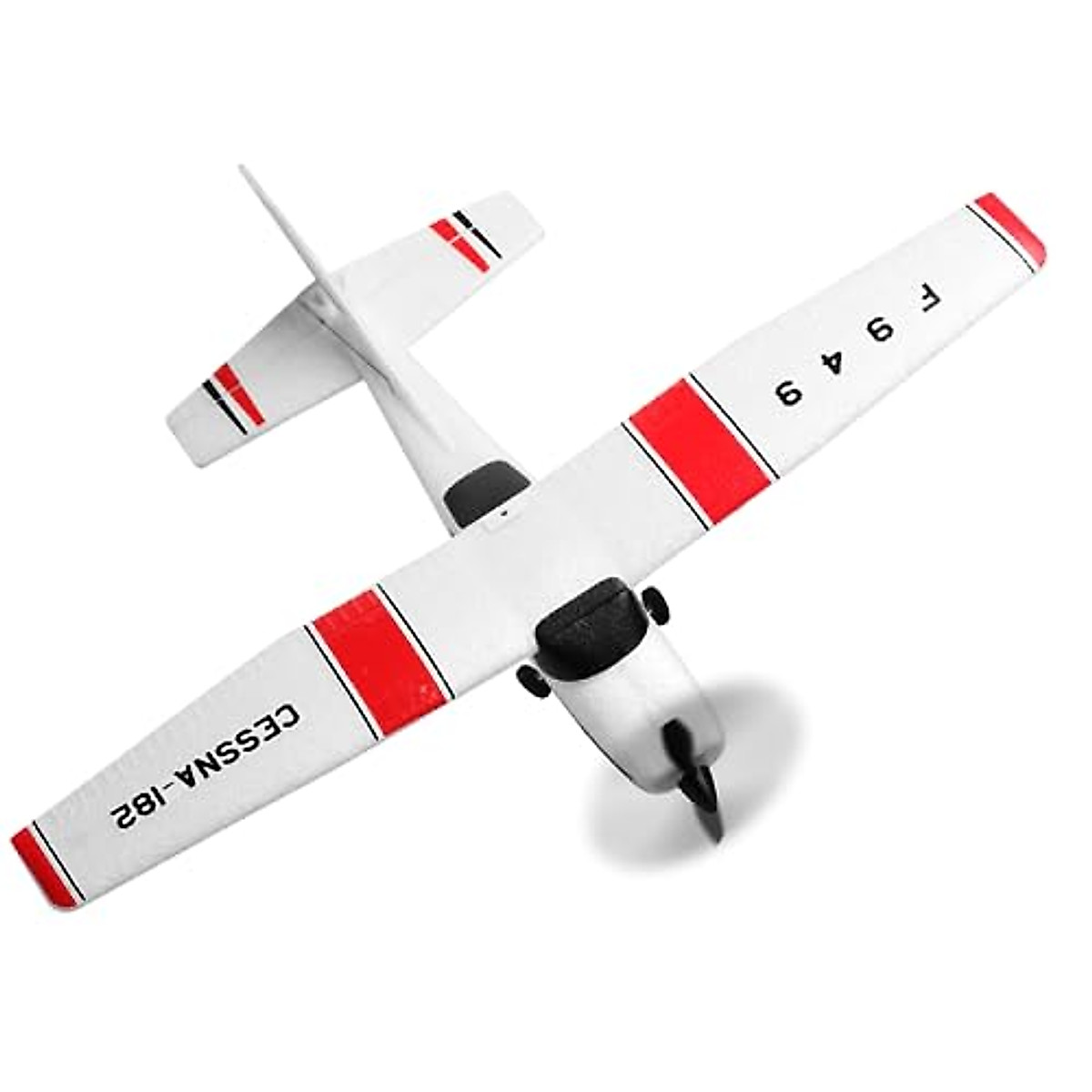 WLtoys XK F949S Cessna-182 500mm Wingspan 2.4GHz 3CH 6-Axis Gyro Remote Control Airplane with RC Transmitter & Lithium Battery - RTF RC Airplane Toy Vehicle for Adults (HELIDIRECT)