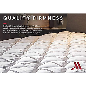 Marriott Official Bed - Medium to Firm Support - 9-inch Foam Mattress and 10.5-inch Box Spring Set - Queen