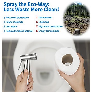 Toilet Handheld Bidet Water Sprayer: Muslim Shower Hand Held Bidet Sprayer Hose Set for Cloth Diaper Washer Bathroom Sink Toilets Bidets Cleaning Faucet Jet Spray Valve Attachment Kit Stainless Steel