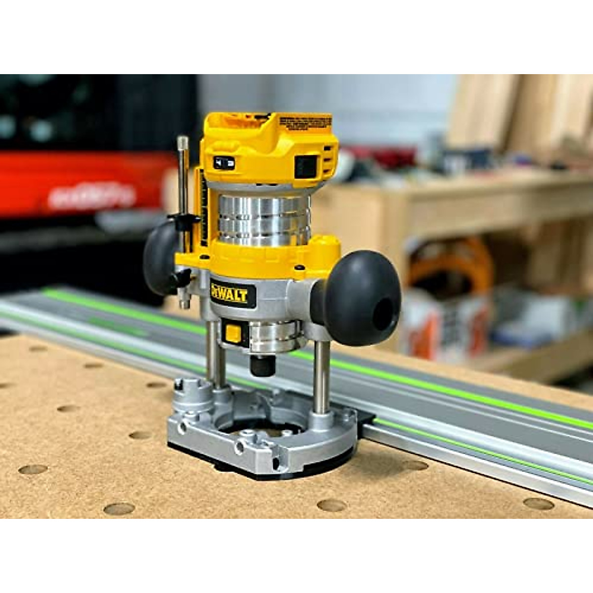 ToolCurve Guide Rail Adapter Compatible with Dewalt Trim Plunge Router