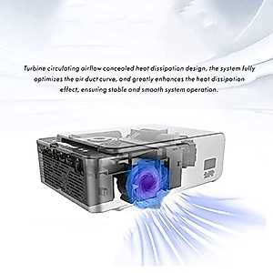 KXDFDC Mini Projector, Portable Projector, Full Supported, Wireless Screen Mirroring