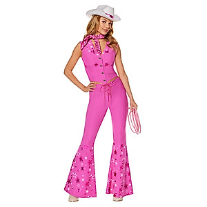 Spirit Halloween Barbie the Movie Adult Western Barbie Costume | Officially Licensed | Cowgirl Outfit