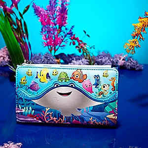 Loungefly Disney: Finding Nemo - Nemo and Friends Wallet with Collectible Bag, Amazon Exclusive