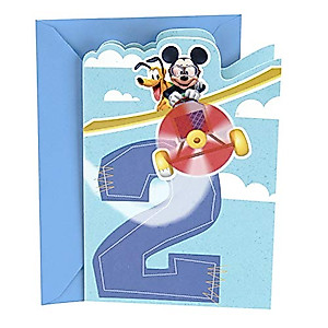 Hallmark 2nd Birthday Card (Disney Mickey Mouse)