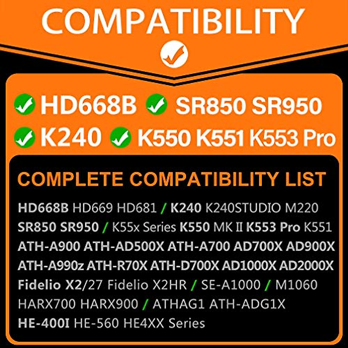 Replacement Ear Pads Compatible with HD668B, SR850, ATH-A900, ATH-AD500X, ATH-A700, AD700X, AD900X, ATH-A990z, ATH-R70X, ATH D700X, AD1000X, AD2000X Headphones (Velour Black)