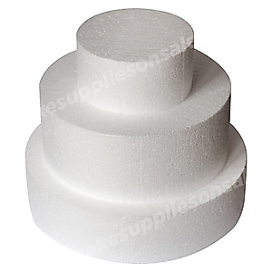 10" Round Cake Dummy 4" High