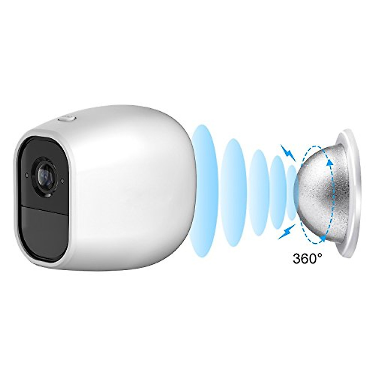 Security Wall Mount, Skylety Metal Magnetic Mount Compatible with Magnetic Arlo, Arlo Pro, Arlo Pro 2, White, Arlo Accessories (4 Pack)