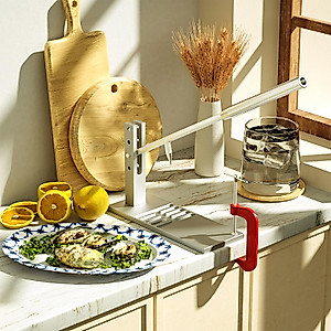 Oyster Shucker Machine, Clam Opener, Oysters Shucker, Hotel Buffets and Homes and Gift, Stainless Steel Oyster Shucker Including Knives, Glove and g-Clip, Seafood Tools for Hotel Family Buffet