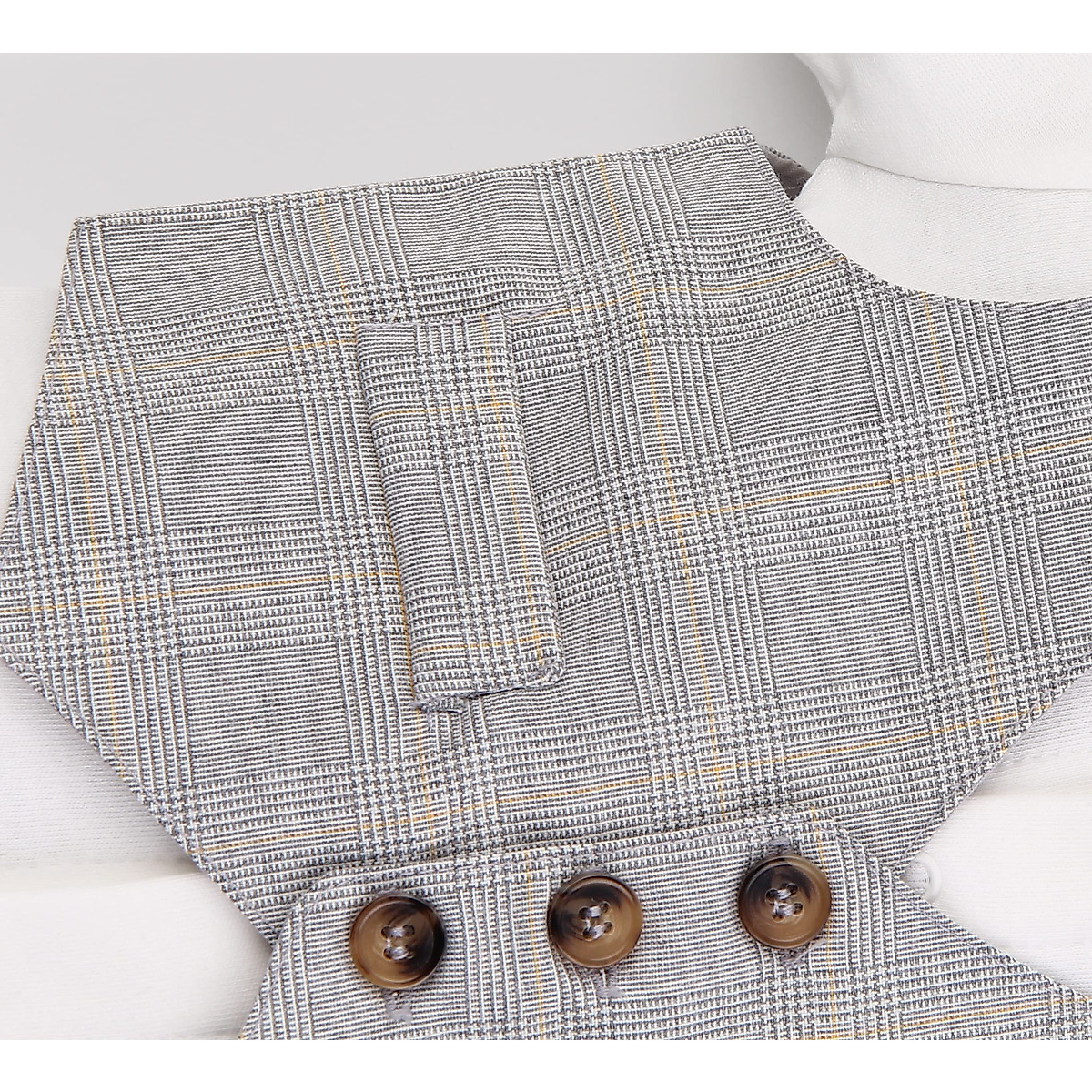 mini ROPA Baby Boys' Suits Gentleman Boys Wedding Outfit Set Vest and Bow Tie Baby Boy Set Special Day Baby Birthday Set (6-9 Months)…