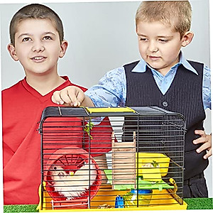 Mipcase 2pcs Hamster Climbing Ladder Reptile Bridge Chinchilla Ladder for Cage Decor Hamster Accessories Chinchilla Training Ladder Chinchilla Climbing Ladder Hamster Hideout Rat Ladder