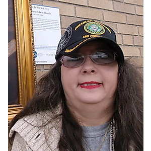 Disabled US Army Baseball Cap, Black Hat, Proud of It with Golden Wreath